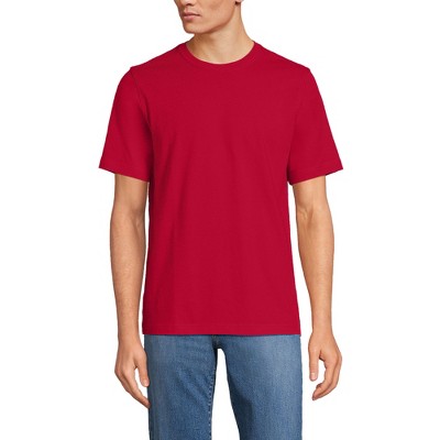 Lands' End Men's Super-t Short Sleeve T-shirt - Small - Rich Red : Target