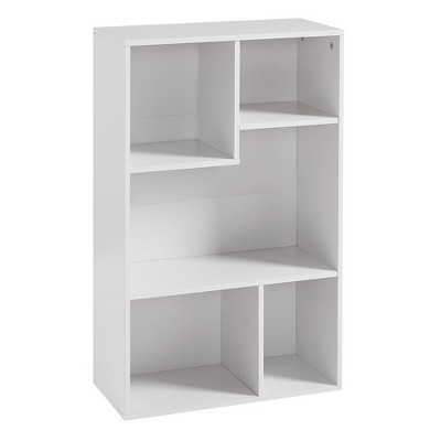 Vecelo 2-tier Wood Storage Shelf, White : Target