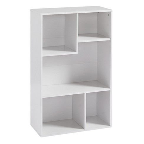 Vecelo 2-tier Wood Storage Shelf, White : Target