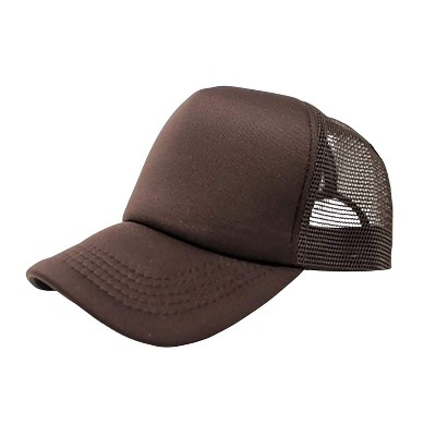 6-pack Trucker Hat Adjustable Cap Brown : Target