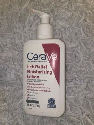 Cerave Itch Relief Moisturizing Lotion For Dry And Itchy Skin Unscented ...
