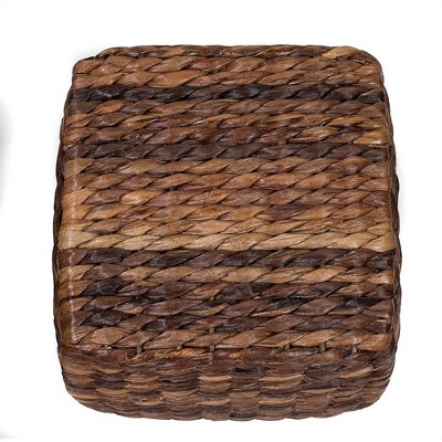Birdrock Home Seagrass Accent Stool - Made Of Hand Woven Seagrass : Target