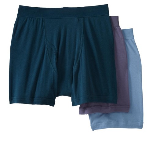 Kingsize Men's Big & Tall Cotton Boxer Briefs 3-pack - 4xl, Assorted ...