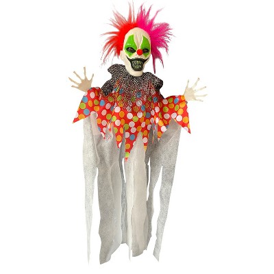 Sunstar Skeleton Clowns Hanging Halloween Decorations - 18 In ...