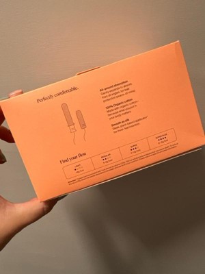 Cora Organic Cotton Tampons Mix Pack - Light/regular/super Absorbency ...