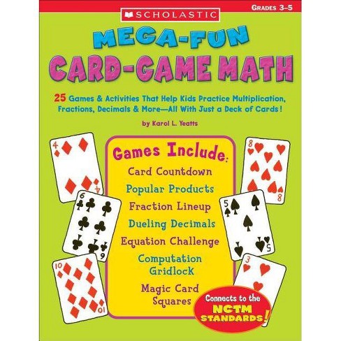 Mega-fun Card-game Math - (teaching Resources) By Karol L Yeatts ...