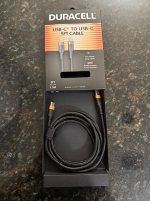 Duracell Premium 5 foot USB-C to USB-C Cable From The Most Trusted ...