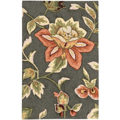 Nourison Fantasy Grey Area Rug Fa11 1'9" X 2'9" : Target