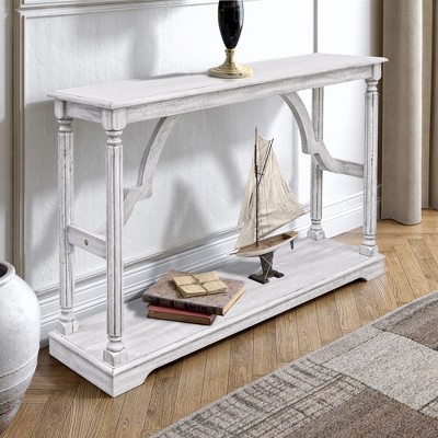 Costway Console Table With 3 Drawers Bottom Shelf Sofa Side Table ...