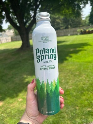 Poland Spring Aluminum Bottle Spring Water - 12pk/25 fl oz Bottles : Target