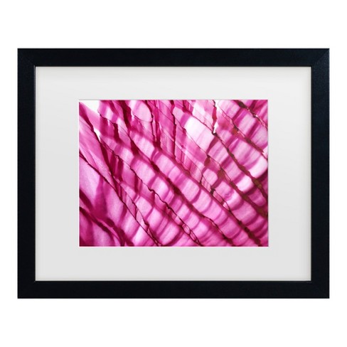 Tara Mann Raspberry Ripple Horizontal Matted Framed Art : Target