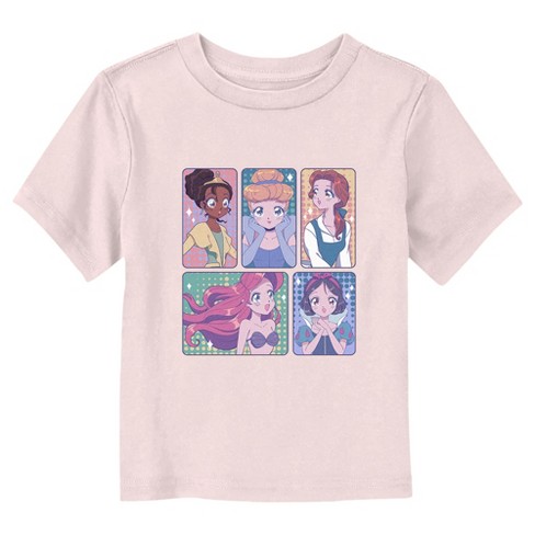 Disney Anime Portraits T-shirt - Light Pink - 4t : Target