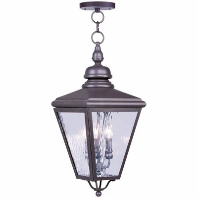 Livex Lighting Cambridge 3 - Light Pendant In Bronze : Target