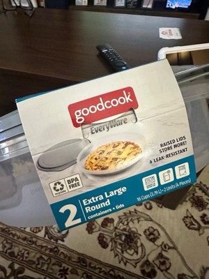 Goodcook Everyware Round Storage Containers 12" - 2pk : Target
