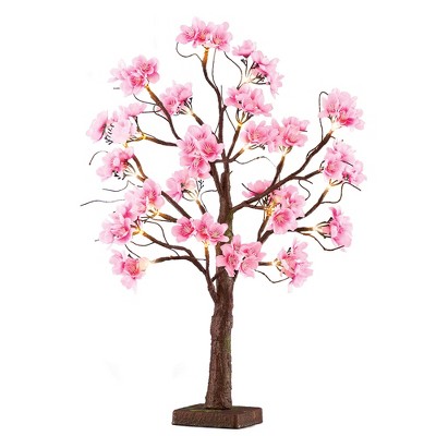 Northlight 6' Prelit Led Cherry Blossom Flower Tree Pure White Lights ...