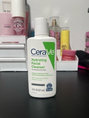 Cerave Face Wash, Hydrating Facial Cleanser For Normal To Dry Skin : Target