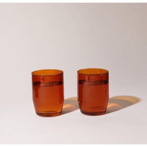 Yield 12 Oz Century Glass, Boxed Set Of 2 - Amber : Target