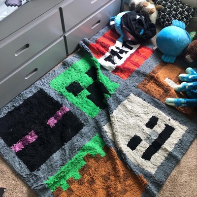 3'4"x4'6" Minecraft Accent Rug : Target