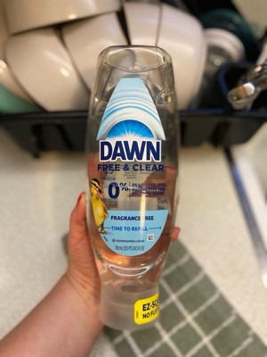 Dawn Unscented Free & Clear Ez Squeeze Dishwashing Liquid - 24.3 Fl Oz ...