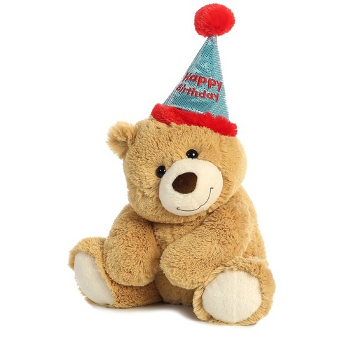 Aurora Sentiment Bear 12" Happy Birthday Brown Stuffed Animal : Target