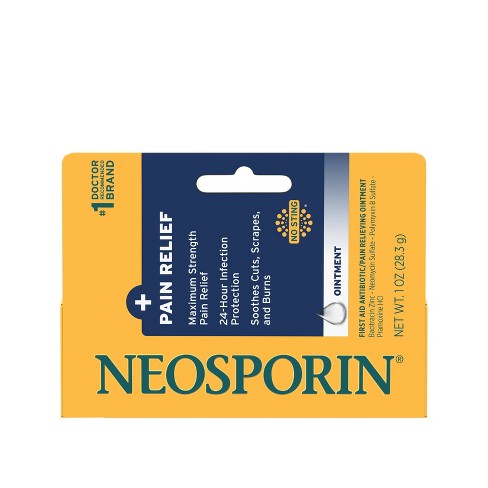Neosporin Plus Pain Relief Maximum Strength Antibiotic Ointment - 1oz ...