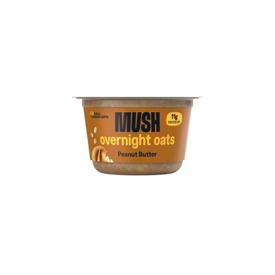 Mush Peanut Butter Gluten Free Overnight Oats - 5oz : Target