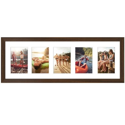 Americanflat 8x16 Collage Picture Frame In Light Wood - Display Three ...