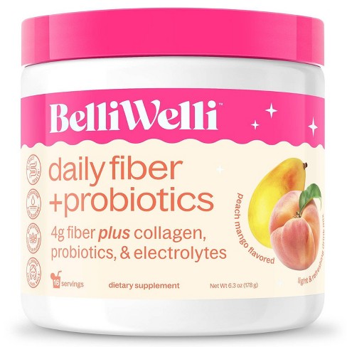 Belliwelli Vitamin Powder - Peach Mango - 6.3oz : Target