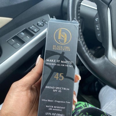 Black Girl Sunscreen Make It Matte Sunscreen - Spf 45 - 1.7 Fl Oz : Target