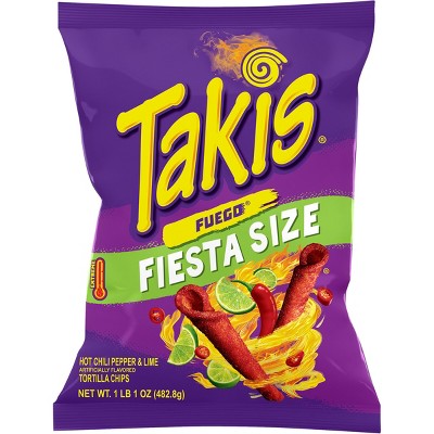 Takis Fuego Tortilla Chips Fiesta Size Bag - 17oz : Target