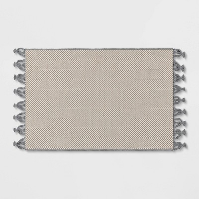 Herringbone Rug Gray - Threshold™ : Target