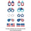 Big Dot Of Happiness Firecracker 4th Of July Glasses - Paper Card Stock ...