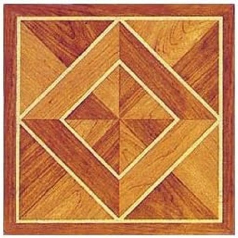 Self Adhesive 12-inch Vinyl Floor Tiles, 20 Tiles - 12" X 12", Peel ...