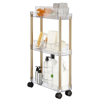 Costway Rolling Storage Cart With 15 Drawers : Target