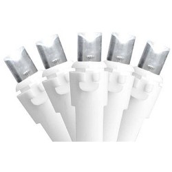 Northlight 100ct Led Wide Angle Icicle Christmas Lights Pure White - 5. ...