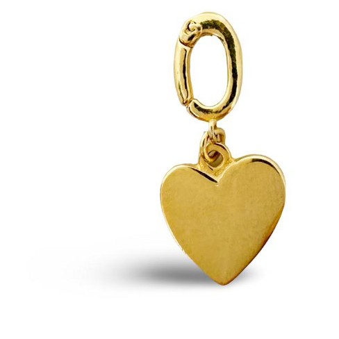 14k Gold Plated Charm - Heart | Ethicgoods : Target