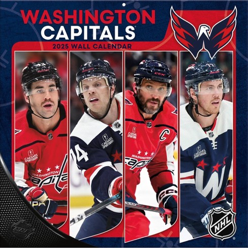 Nhl Washington Capitals 2025 12"x12" Team Wall Calendar : Target