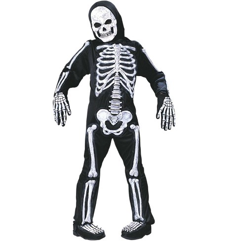 Fun World Totally Skelebones Child Costume, Medium : Target