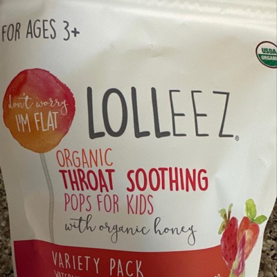 Lolleez Children's Organic Throat Soothing Pops - Watermelon ...