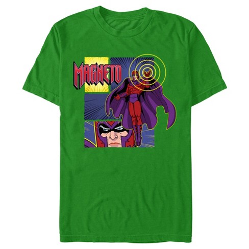 Men's Marvel: X-men '97 Magneto Poses Portrait T-shirt - Kelly Green ...