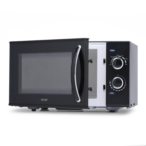 Commercial Chef Countertop Microwave 0.9 Cu. Ft. 900w, Black : Target