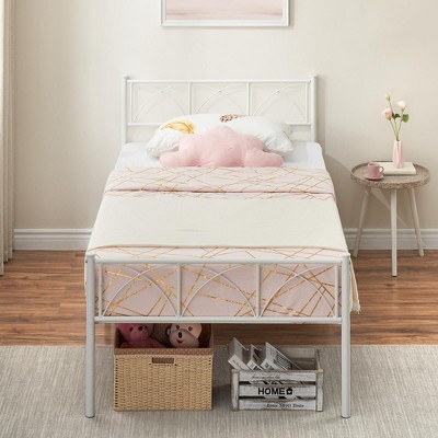 Twin Size Metal Bed Frame With Headborad & Footboard : Target