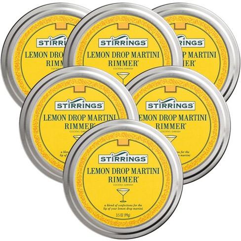 Stirrings 6 Pack Lemon Drop Cocktail Rimmer - Easy To Rim A Glass ...