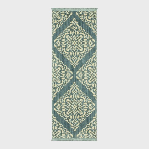 Medallion Diamond Shapes Woven Rug - Threshold™ : Target