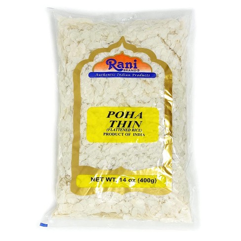 Poha Thin (flattened Rice) - 14oz (400g) - Rani Brand Authentic Indian ...