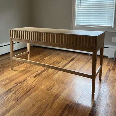 Thousand Oaks Wood Scalloped Desk Brown - Threshold™ Designed With ...