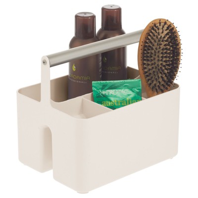 Mdesign Plastic Bathroom Storage Organizer Caddy Tote, Large, 2 Pack ...