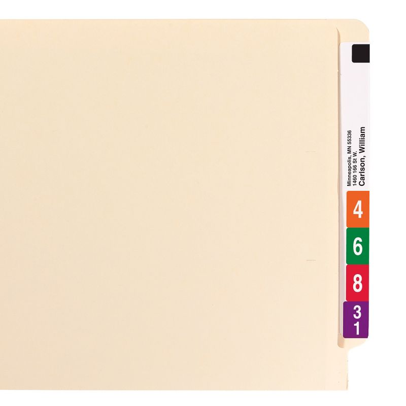 Smead Watershed/cutless End Tab Fastener Folder, Reinforced Straight ... Smead Watershed/cutless End Tab Fastener Folder, Reinforced Straight ...