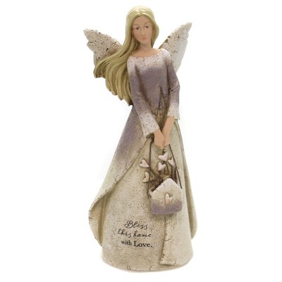Figurine Bless This Home Angel - 1 Angel Figurine 8.25 Inches - Love ...