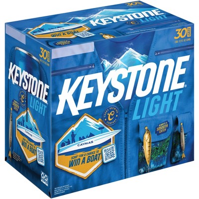 Keystone Light Beer - 30pk/12 Fl Oz Cans : Target